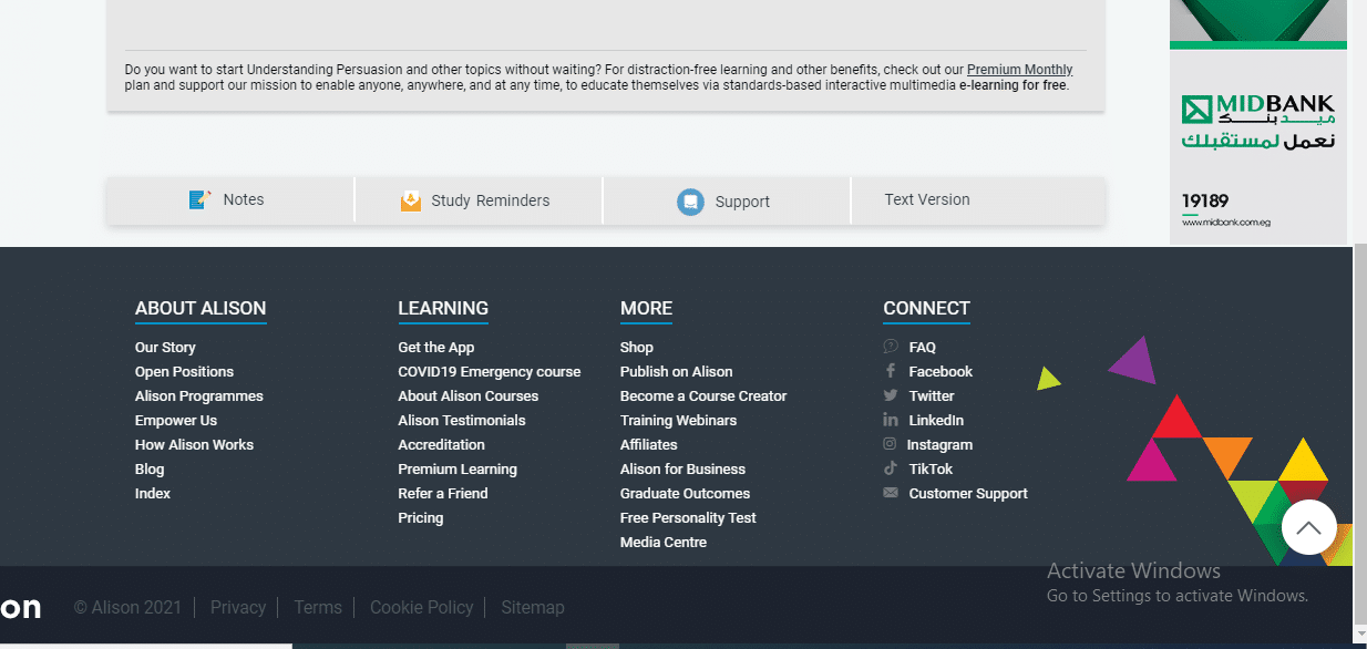 شرح موقع Alison أليسون للكورسات - Free courses and books